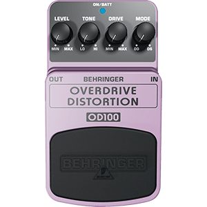 Behringer Overdrive Distortion OD100 - Pedals At Dawn